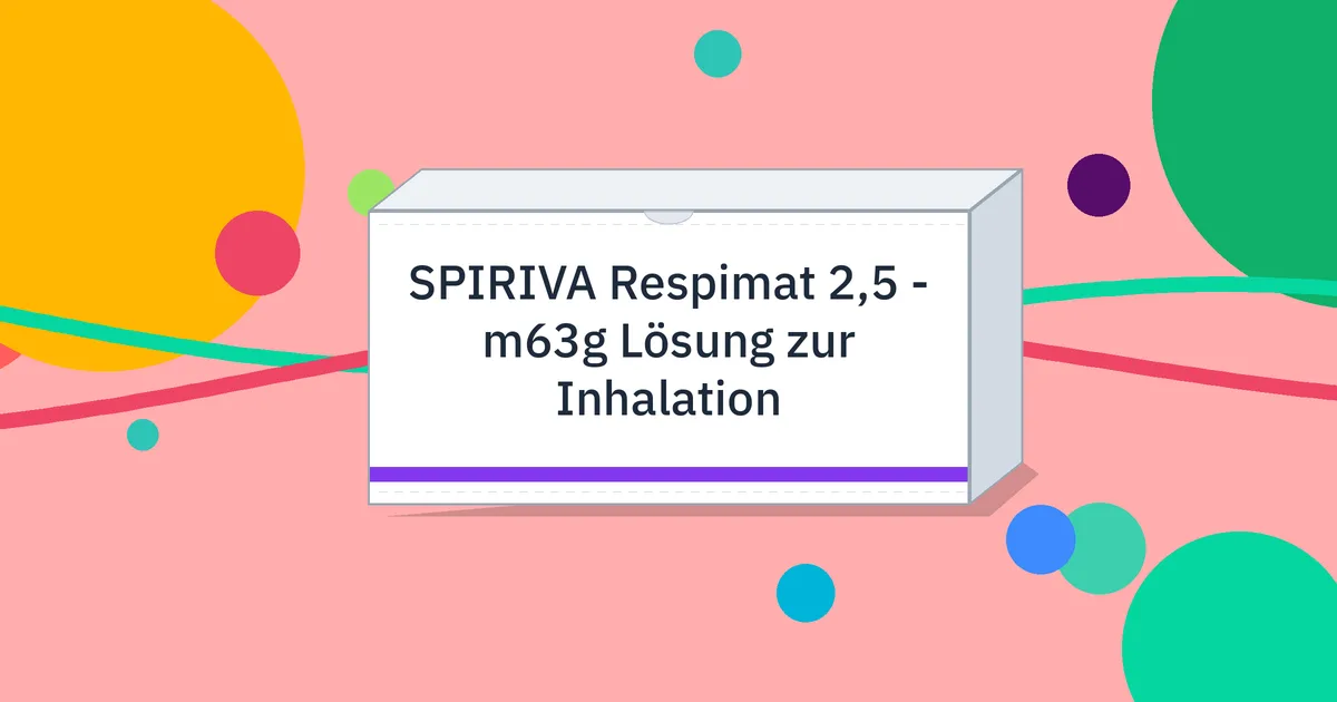 Symbolbild: Packung mit der Aufschrift SPIRIVA Respimat 2,5 -m63g Lösung zur Inhalation (PZN 08446439) – Verfügbarkeit und Bezug in Apotheken in Frankfurt am Main