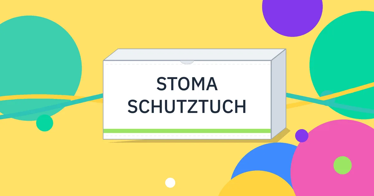 Symbolbild: Packung mit der Aufschrift STOMA SCHUTZTUCH (PZN 04770717) – Verfügbarkeit und Bezug in Apotheken in Frankfurt am Main