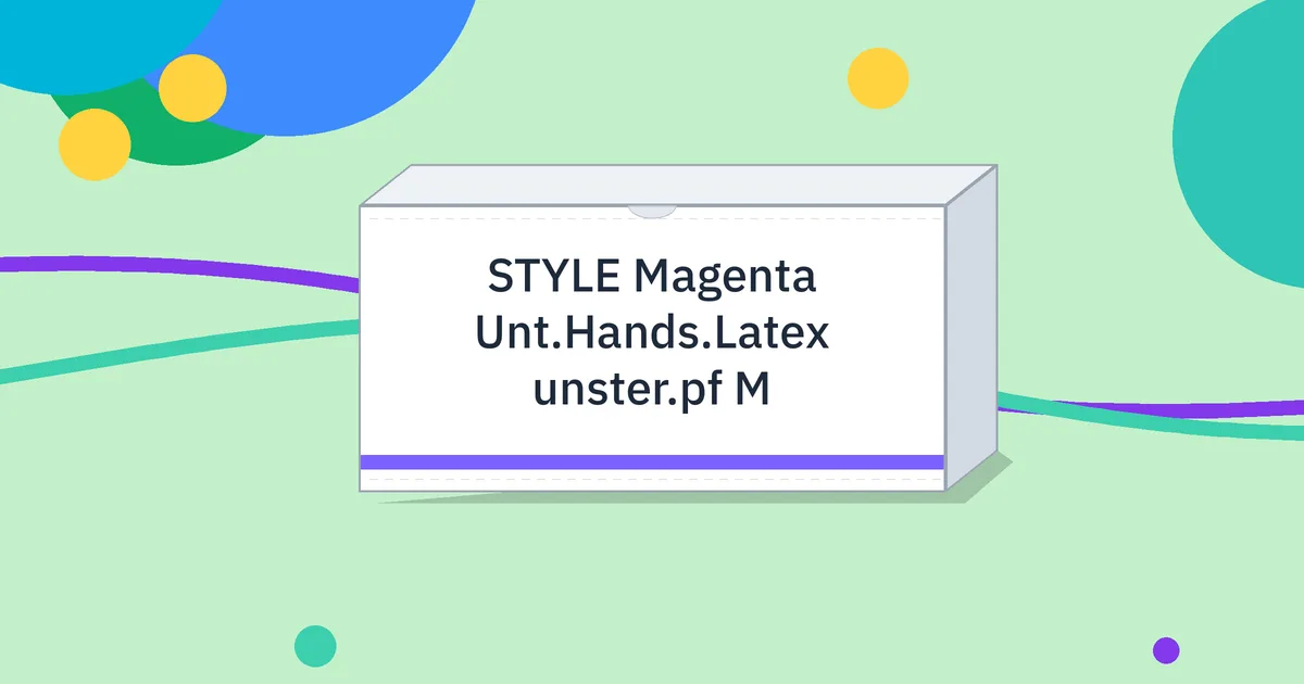 Symbolbild: Packung mit der Aufschrift STYLE Magenta Unt.Hands.Latex unster.pf M (PZN 15566629) – Verfügbarkeit und Bezug in Apotheken in Frankfurt am Main