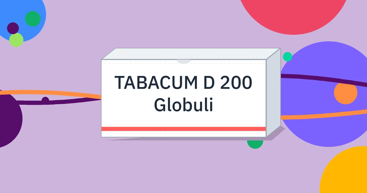 Symbolbild: Packung mit der Aufschrift TABACUM D 200 Globuli (PZN 02932587) – Verfügbarkeit und Bezug in Apotheken in Frankfurt am Main