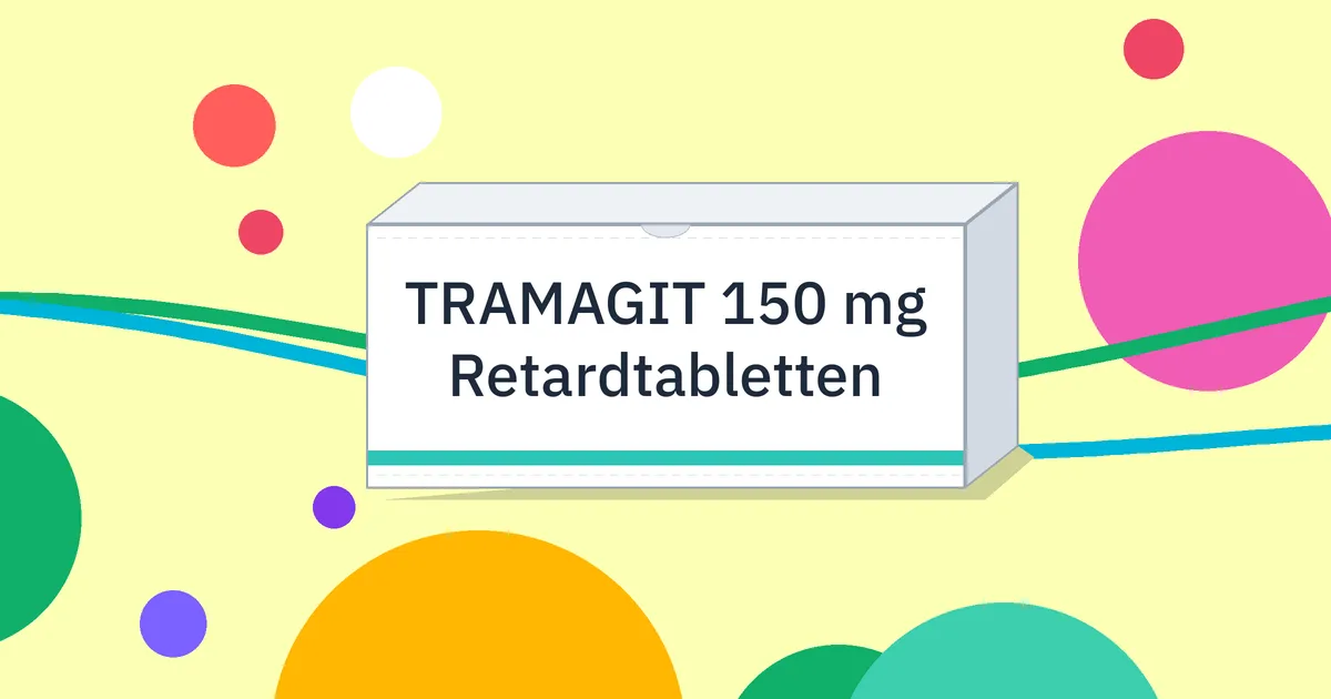 Symbolbild: Packung mit der Aufschrift TRAMAGIT 150 mg Retardtabletten (PZN 02327320) – Verfügbarkeit und Bezug in Apotheken in Frankfurt am Main