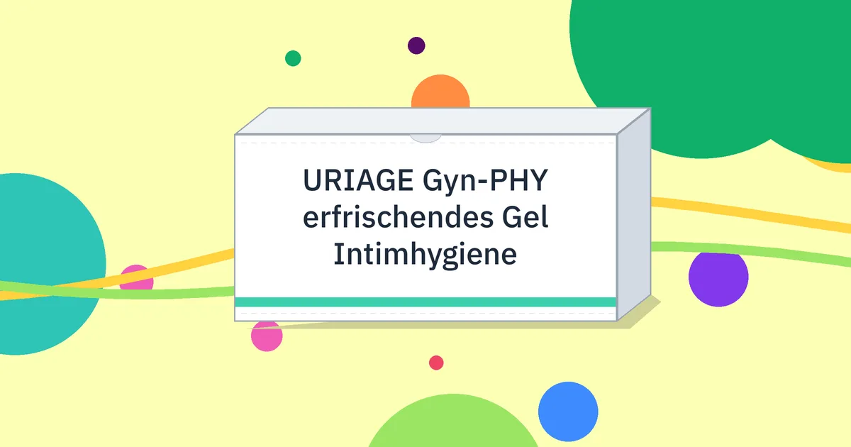 Symbolbild: Packung mit der Aufschrift URIAGE Gyn-PHY erfrischendes Gel Intimhygiene (PZN 17182991) – Verfügbarkeit und Bezug in Apotheken in Frankfurt am Main