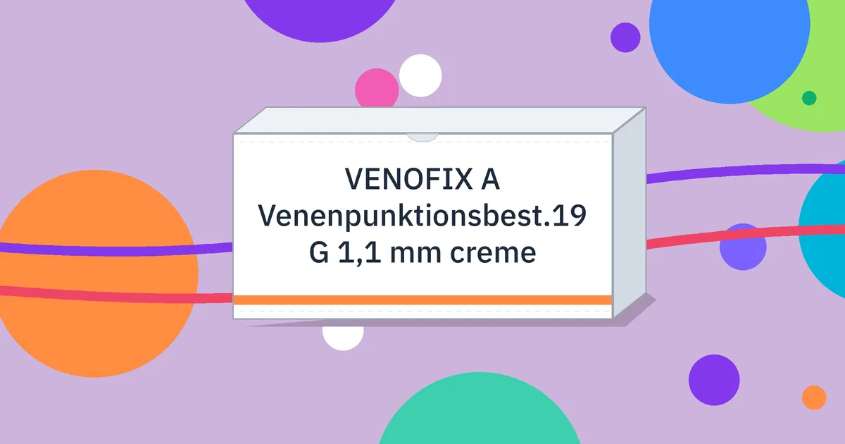 Symbolbild: Packung mit der Aufschrift VENOFIX A Venenpunktionsbest.19 G 1,1 mm creme (PZN 08482174) – Verfügbarkeit und Bezug in Apotheken in Frankfurt am Main
