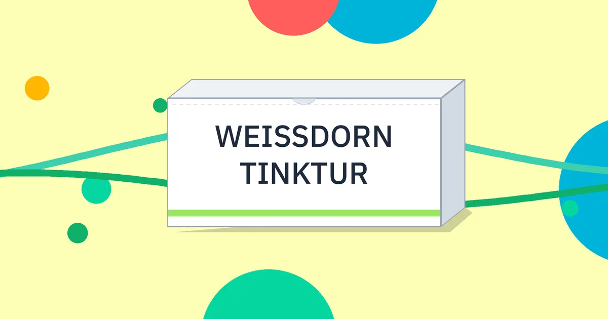 Symbolbild: Packung mit der Aufschrift WEISSDORN TINKTUR (PZN 17188114) – Verfügbarkeit und Bezug in Apotheken in Frankfurt am Main