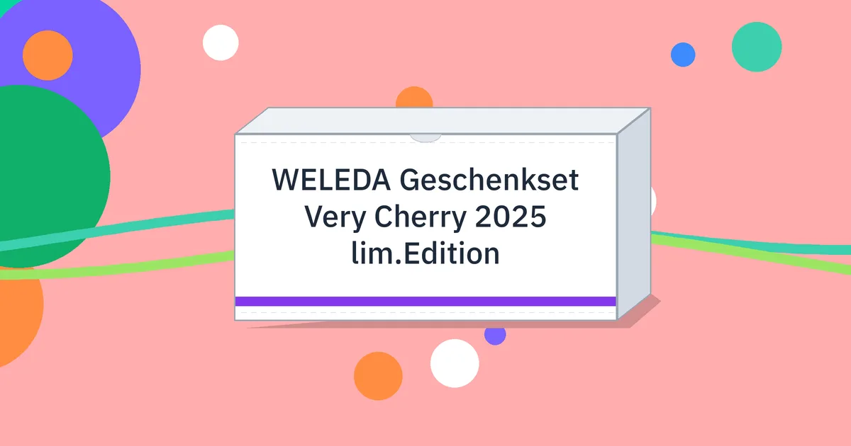 Symbolbild: Packung mit der Aufschrift WELEDA Geschenkset Very Cherry 2025 lim.Edition (PZN 19733610) – Verfügbarkeit und Bezug in Apotheken in Frankfurt am Main