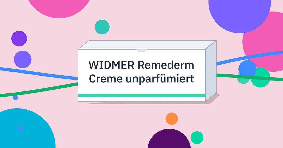 Symbolbild: Packung mit der Aufschrift WIDMER Remederm Creme unparfümiert (PZN 04414916) – Verfügbarkeit und Bezug in Apotheken in Frankfurt am Main