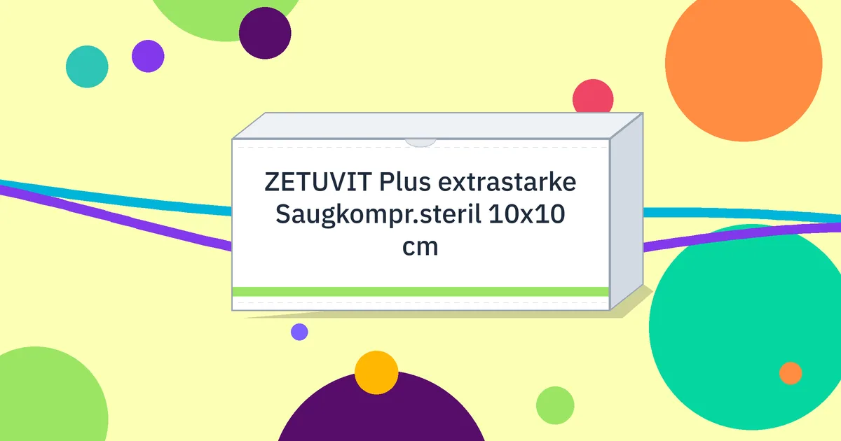Symbolbild: Packung mit der Aufschrift ZETUVIT Plus extrastarke Saugkompr.steril 10x10 cm (PZN 16767040) – Verfügbarkeit und Bezug in Apotheken in Frankfurt am Main