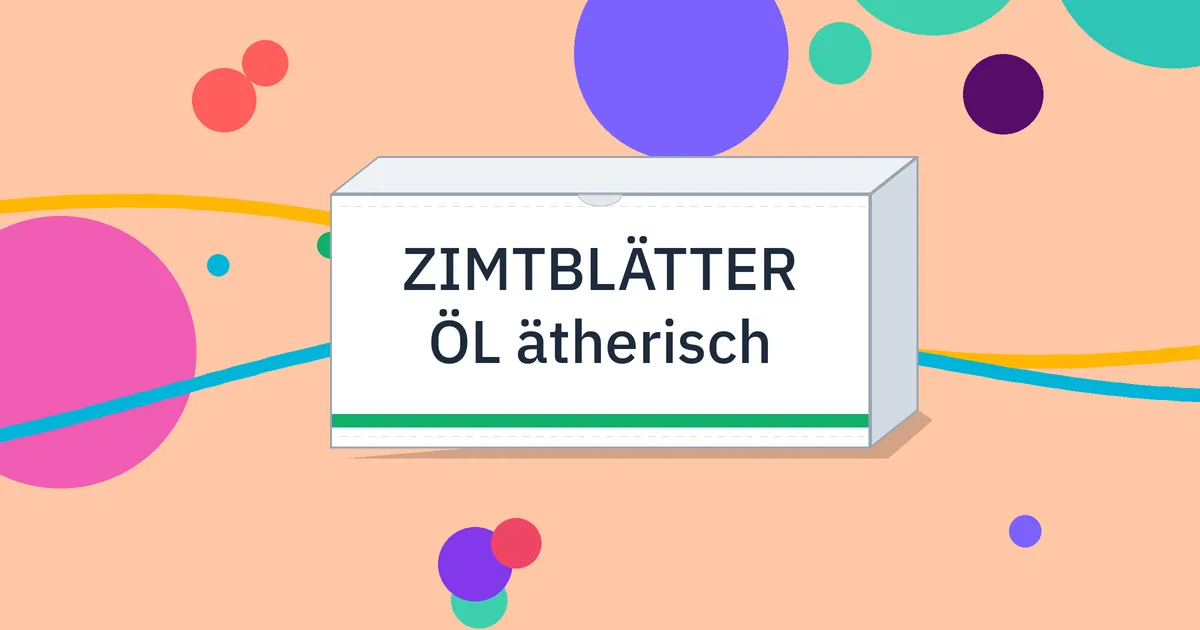 Symbolbild: Packung mit der Aufschrift ZIMTBLÄTTER ÖL ätherisch (PZN 01253795) – Verfügbarkeit und Bezug in Apotheken in Frankfurt am Main
