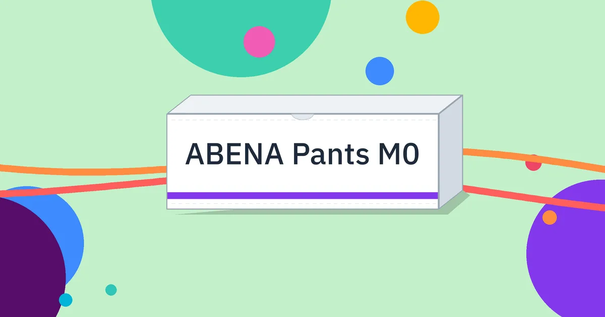 Symbolbild: Packung mit der Aufschrift ABENA Pants M0 (PZN 13702583) – Verfügbarkeit und Bezug in Apotheken in Frankfurt am Main
