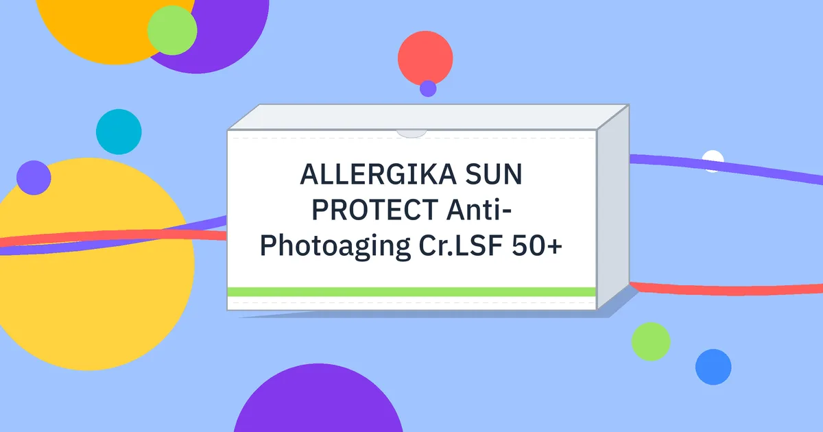 Symbolbild: Packung mit der Aufschrift ALLERGIKA SUN PROTECT Anti-Photoaging Cr.LSF 50+ (PZN 18656072) – Verfügbarkeit und Bezug in Apotheken in Frankfurt am Main