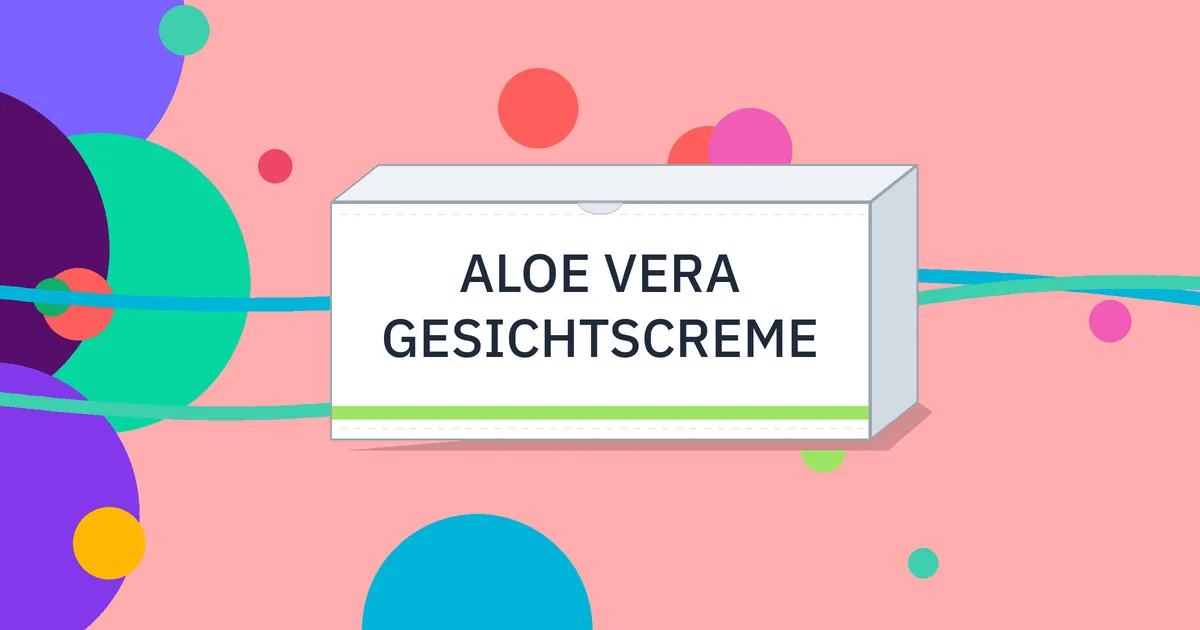 Symbolbild: Packung mit der Aufschrift ALOE VERA GESICHTSCREME (PZN 00351231) – Verfügbarkeit und Bezug in Apotheken in Frankfurt am Main