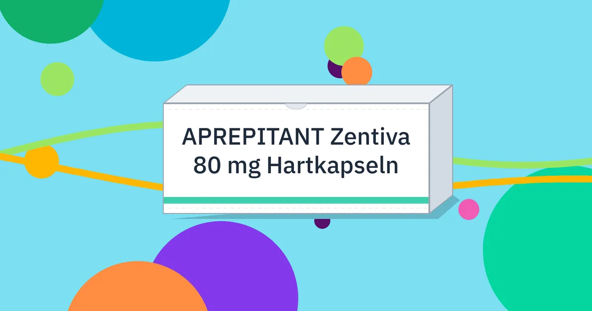 Symbolbild: Packung mit der Aufschrift APREPITANT Zentiva 80 mg Hartkapseln (PZN 14313659) – Verfügbarkeit und Bezug in Apotheken in Frankfurt am Main