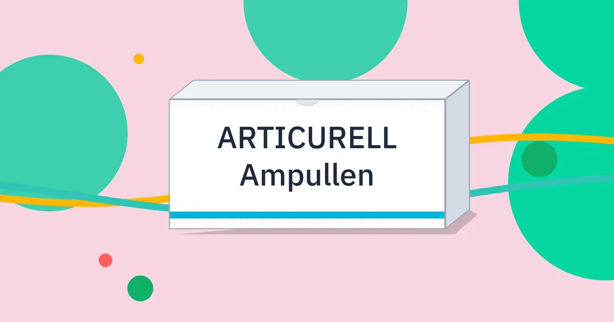 Symbolbild: Packung mit der Aufschrift ARTICURELL Ampullen (PZN 00564323) – Verfügbarkeit und Bezug in Apotheken in Frankfurt am Main