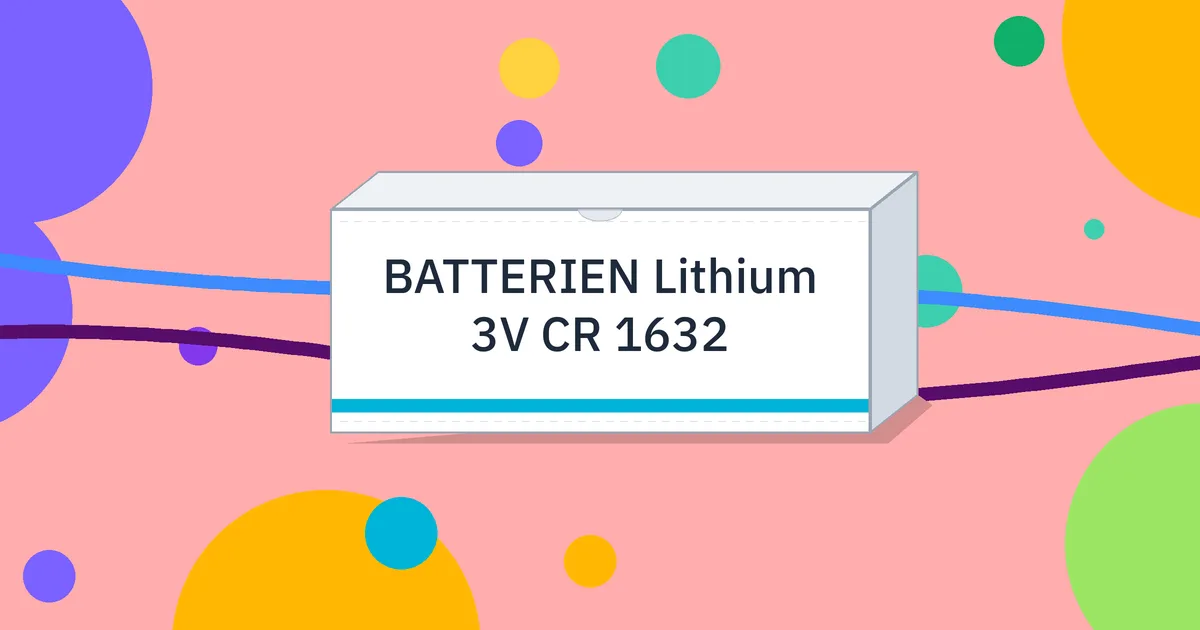 Symbolbild: Packung mit der Aufschrift BATTERIEN Lithium 3V CR 1632 (PZN 00885406) – Verfügbarkeit und Bezug in Apotheken in Frankfurt am Main