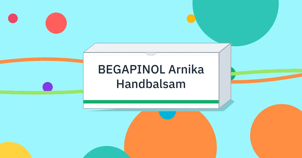 Symbolbild: Packung mit der Aufschrift BEGAPINOL Arnika Handbalsam (PZN 03031372) – Verfügbarkeit und Bezug in Apotheken in Frankfurt am Main