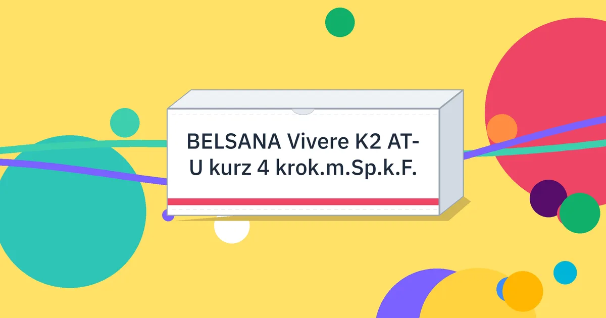 Symbolbild: Packung mit der Aufschrift BELSANA Vivere K2 AT-U kurz 4 krok.m.Sp.k.F. (PZN 08538791) – Verfügbarkeit und Bezug in Apotheken in Frankfurt am Main
