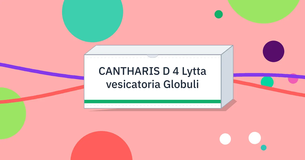 Symbolbild: Packung mit der Aufschrift CANTHARIS D 4 Lytta vesicatoria Globuli (PZN 17298825) – Verfügbarkeit und Bezug in Apotheken in Frankfurt am Main