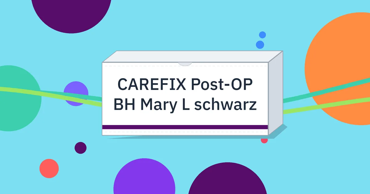 Symbolbild: Packung mit der Aufschrift CAREFIX Post-OP BH Mary L schwarz (PZN 11583772) – Verfügbarkeit und Bezug in Apotheken in Frankfurt am Main