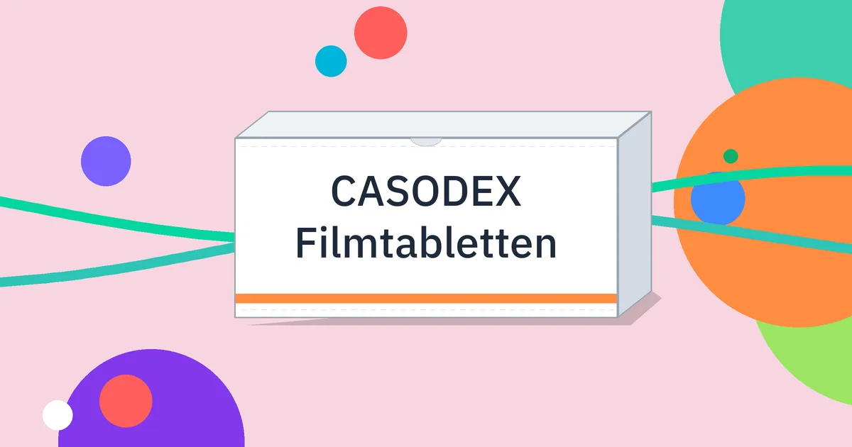 Symbolbild: Packung mit der Aufschrift CASODEX Filmtabletten (PZN 01262848) – Verfügbarkeit und Bezug in Apotheken in Frankfurt am Main