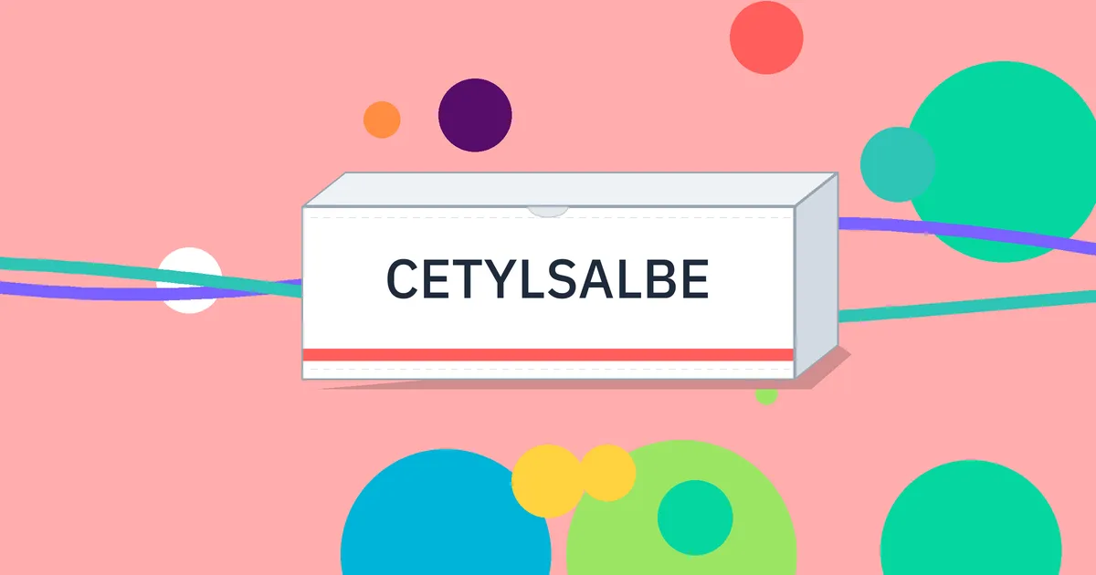 Symbolbild: Packung mit der Aufschrift CETYLSALBE (PZN 18359931) – Verfügbarkeit und Bezug in Apotheken in Frankfurt am Main
