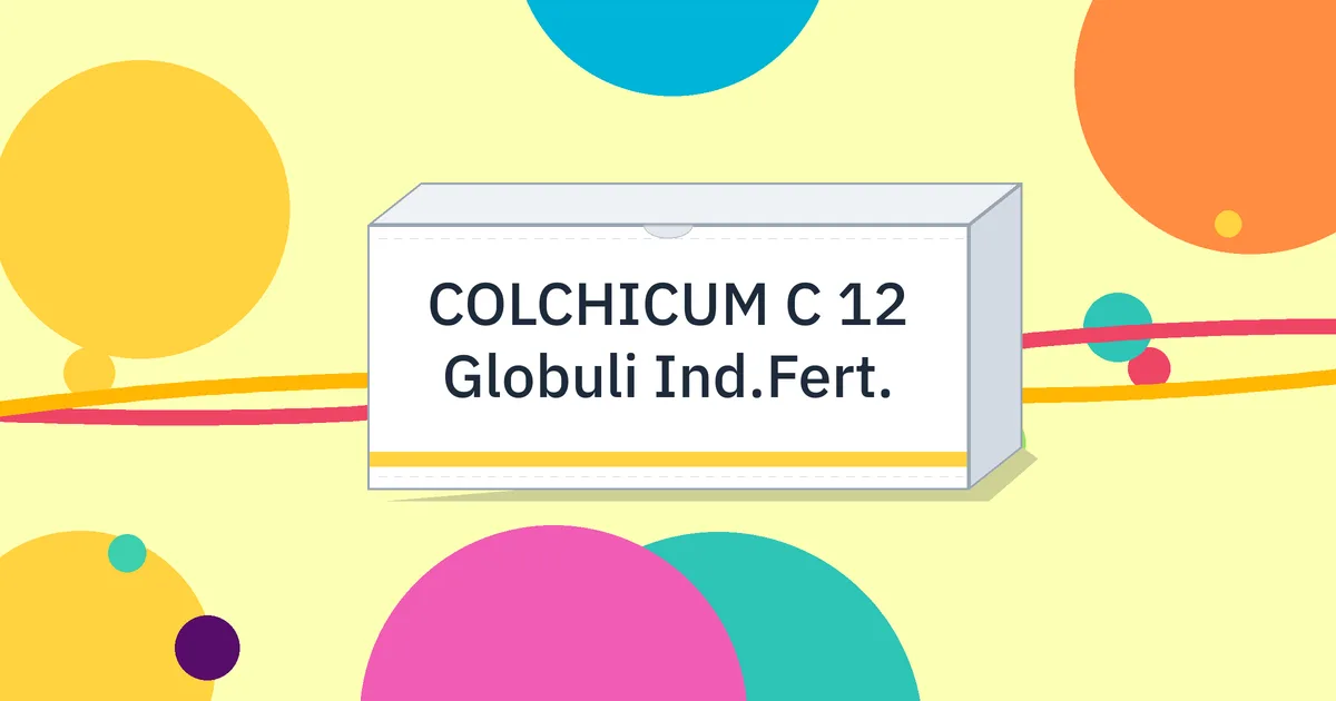 Symbolbild: Packung mit der Aufschrift COLCHICUM C 12 Globuli Ind.Fert. (PZN 17648900) – Verfügbarkeit und Bezug in Apotheken in Frankfurt am Main