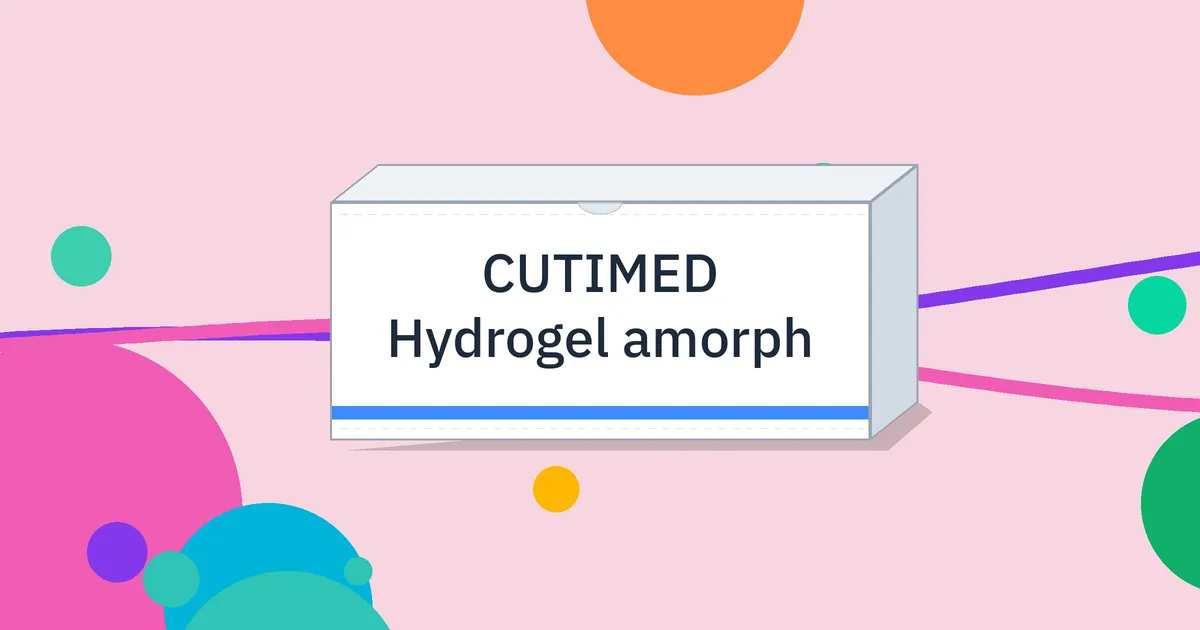 Symbolbild: Packung mit der Aufschrift CUTIMED Hydrogel amorph (PZN 16828221) – Verfügbarkeit und Bezug in Apotheken in Frankfurt am Main