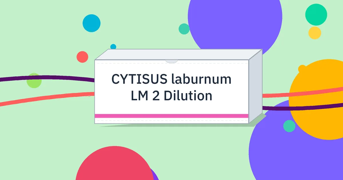 Symbolbild: Packung mit der Aufschrift CYTISUS laburnum LM 2 Dilution (PZN 13460393) – Verfügbarkeit und Bezug in Apotheken in Frankfurt am Main