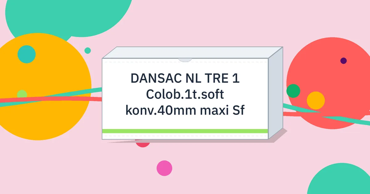 Symbolbild: Packung mit der Aufschrift DANSAC NL TRE 1 Colob.1t.soft konv.40mm maxi Sf (PZN 19203846) – Verfügbarkeit und Bezug in Apotheken in Frankfurt am Main