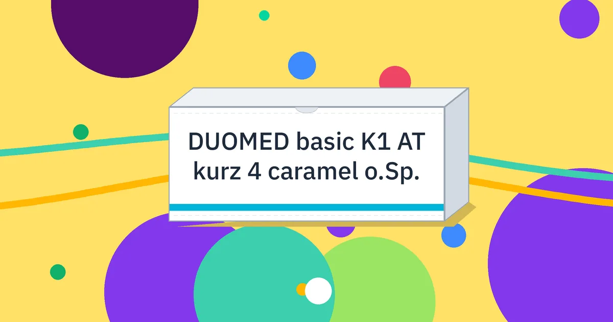 Symbolbild: Packung mit der Aufschrift DUOMED basic K1 AT kurz 4 caramel o.Sp. (PZN 20902868) – Verfügbarkeit und Bezug in Apotheken in Frankfurt am Main