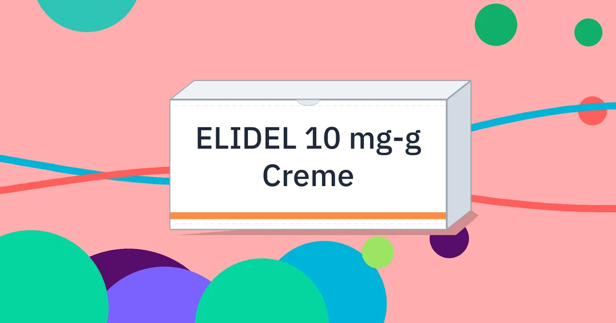 Symbolbild: Packung mit der Aufschrift ELIDEL 10 mg-g Creme (PZN 18399617) – Verfügbarkeit und Bezug in Apotheken in Frankfurt am Main