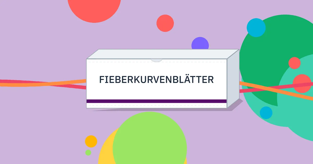 Symbolbild: Packung mit der Aufschrift FIEBERKURVENBLÄTTER (PZN 01726549) – Verfügbarkeit und Bezug in Apotheken in Frankfurt am Main