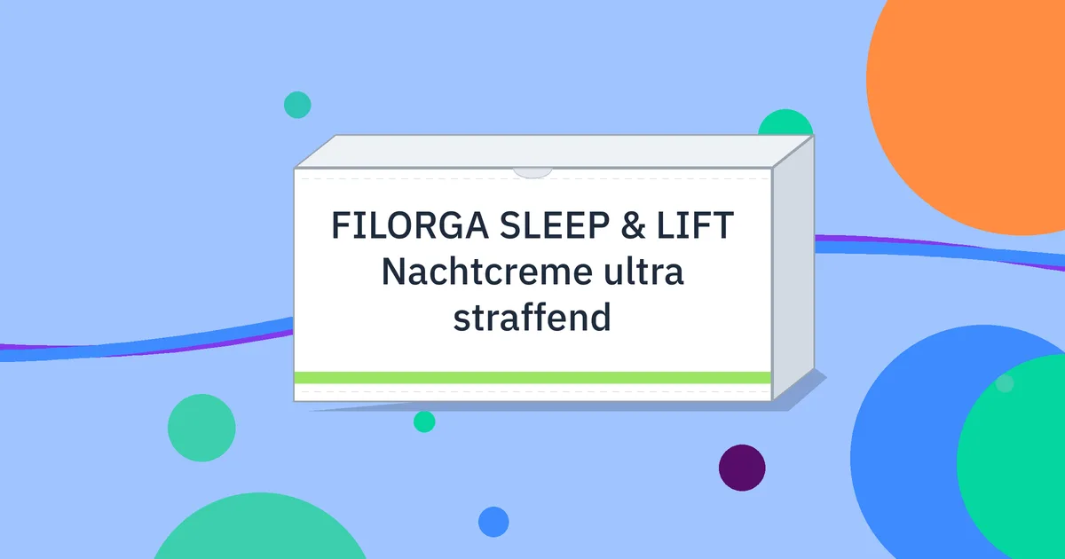 Symbolbild: Packung mit der Aufschrift FILORGA SLEEP & LIFT Nachtcreme ultra straffend (PZN 18898674) – Verfügbarkeit und Bezug in Apotheken in Frankfurt am Main