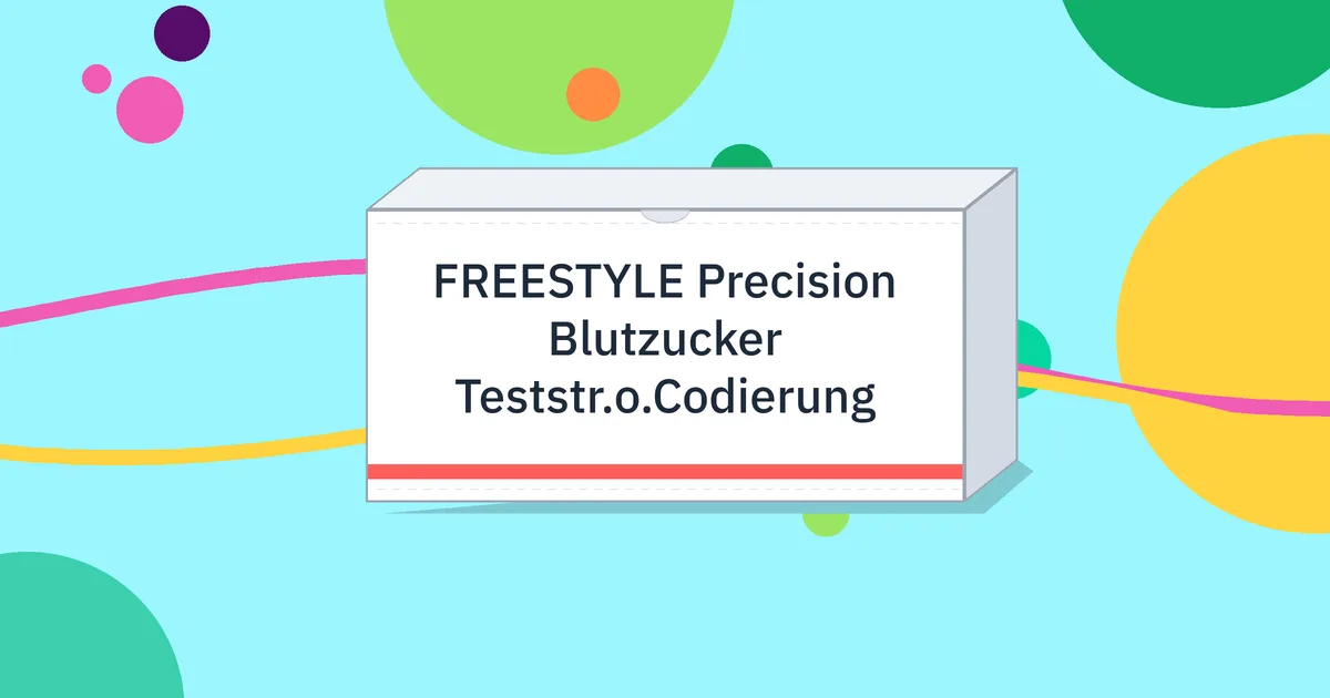 Symbolbild: Packung mit der Aufschrift FREESTYLE Precision Blutzucker Teststr.o.Codierung (PZN 17669374) – Verfügbarkeit und Bezug in Apotheken in Frankfurt am Main