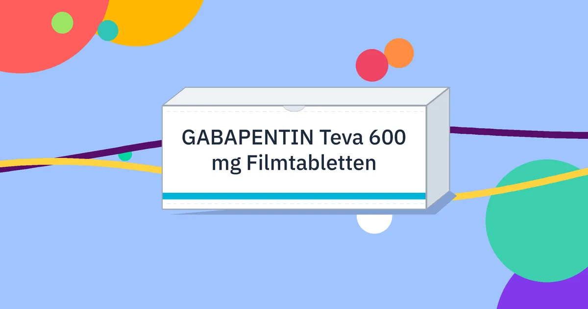 Symbolbild: Packung mit der Aufschrift GABAPENTIN Teva 600 mg Filmtabletten (PZN 01465988) – Verfügbarkeit und Bezug in Apotheken in Frankfurt am Main