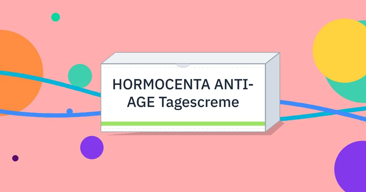 Symbolbild: Packung mit der Aufschrift HORMOCENTA ANTI-AGE Tagescreme (PZN 18017998) – Verfügbarkeit und Bezug in Apotheken in Frankfurt am Main