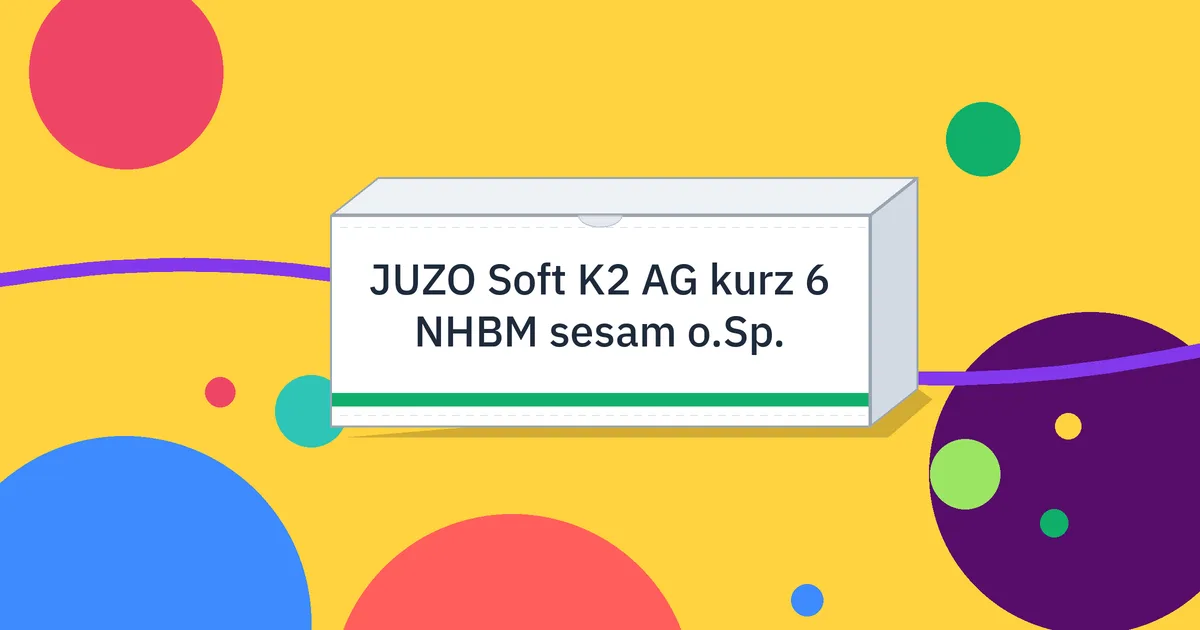 Symbolbild: Packung mit der Aufschrift JUZO Soft K2 AG kurz 6 NHBM sesam o.Sp. (PZN 14998580) – Verfügbarkeit und Bezug in Apotheken in Frankfurt am Main