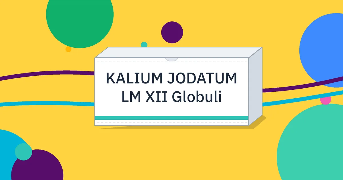 Symbolbild: Packung mit der Aufschrift KALIUM JODATUM LM XII Globuli (PZN 02822404) – Verfügbarkeit und Bezug in Apotheken in Frankfurt am Main