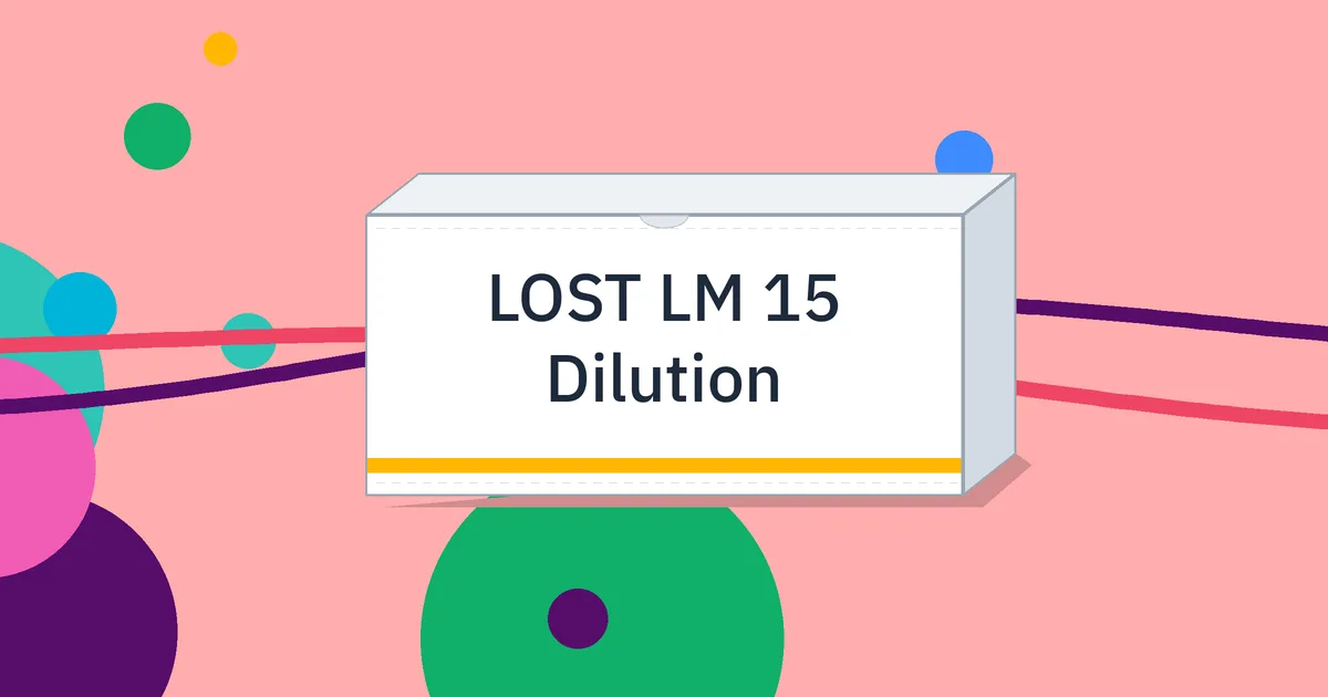 Symbolbild: Packung mit der Aufschrift LOST LM 15 Dilution (PZN 13536216) – Verfügbarkeit und Bezug in Apotheken in Frankfurt am Main