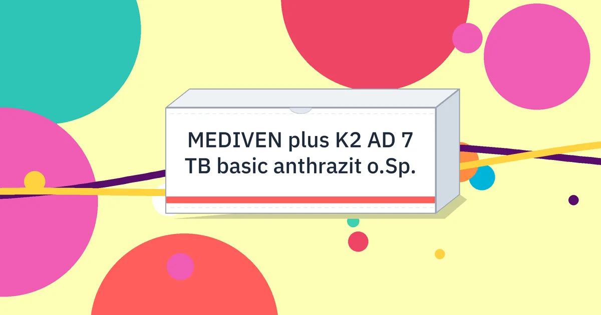 Symbolbild: Packung mit der Aufschrift MEDIVEN plus K2 AD 7 TB basic anthrazit o.Sp. (PZN 15093970) – Verfügbarkeit und Bezug in Apotheken in Frankfurt am Main