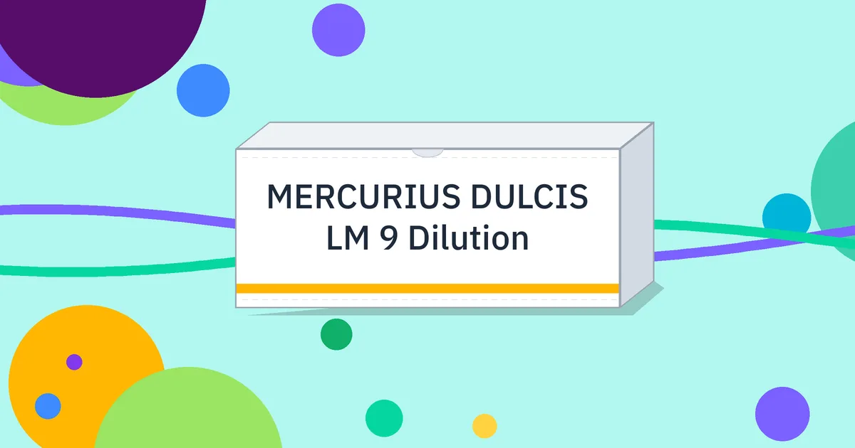 Symbolbild: Packung mit der Aufschrift MERCURIUS DULCIS LM 9 Dilution (PZN 12951309) – Verfügbarkeit und Bezug in Apotheken in Frankfurt am Main