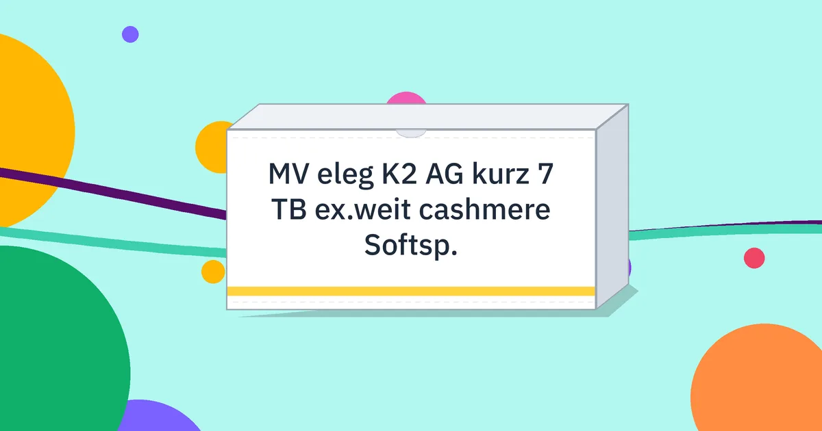 Symbolbild: Packung mit der Aufschrift MV eleg K2 AG kurz 7 TB ex.weit cashmere Softsp. (PZN 15273838) – Verfügbarkeit und Bezug in Apotheken in Frankfurt am Main