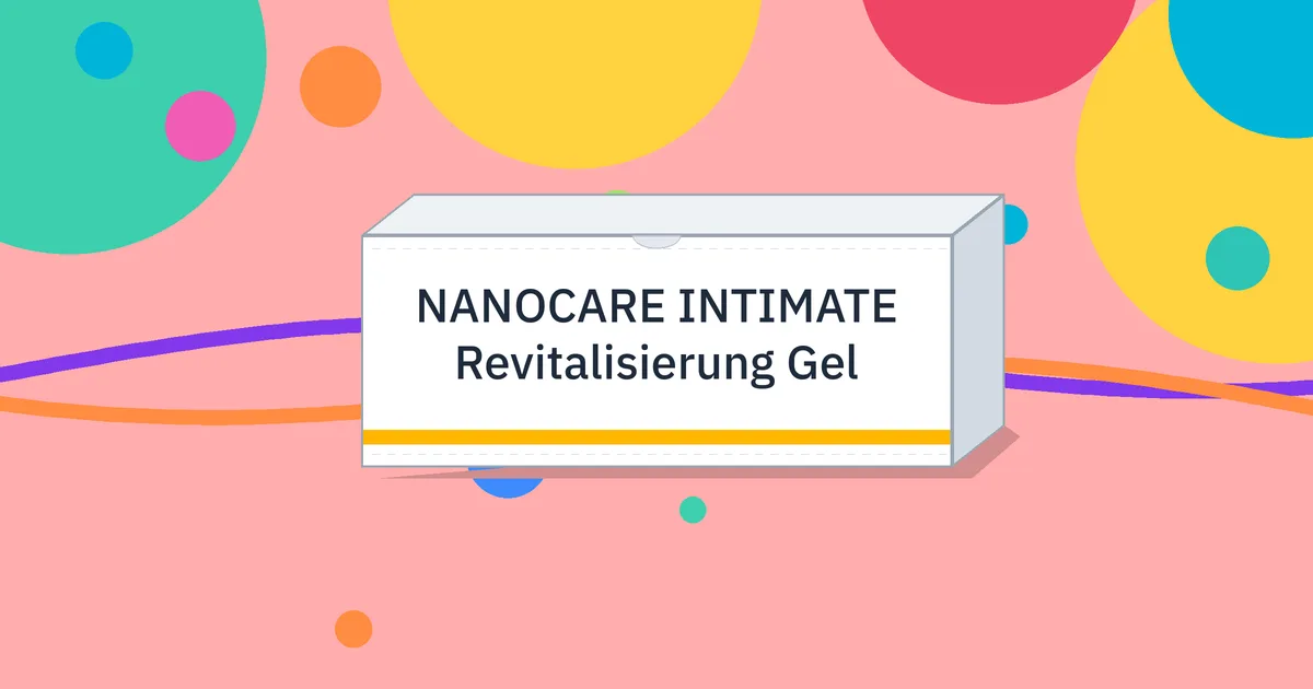 Symbolbild: Packung mit der Aufschrift NANOCARE INTIMATE Revitalisierung Gel (PZN 18022344) – Verfügbarkeit und Bezug in Apotheken in Frankfurt am Main