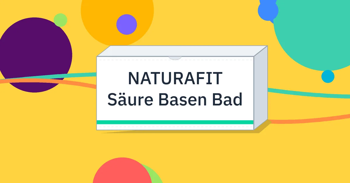 Symbolbild: Packung mit der Aufschrift NATURAFIT Säure Basen Bad (PZN 05520098) – Verfügbarkeit und Bezug in Apotheken in Frankfurt am Main