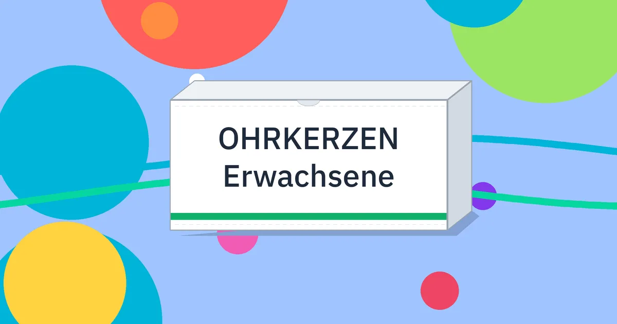 Symbolbild: Packung mit der Aufschrift OHRKERZEN Erwachsene (PZN 06120426) – Verfügbarkeit und Bezug in Apotheken in Frankfurt am Main