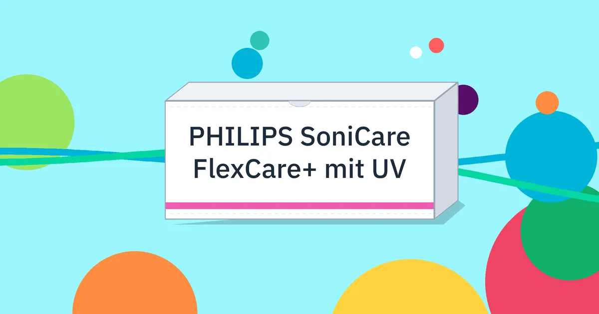 Symbolbild: Packung mit der Aufschrift PHILIPS SoniCare FlexCare+ mit UV (PZN 06945026) – Verfügbarkeit und Bezug in Apotheken in Frankfurt am Main