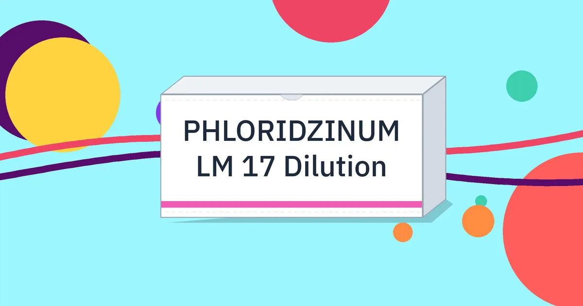 Symbolbild: Packung mit der Aufschrift PHLORIDZINUM LM 17 Dilution (PZN 13639301) – Verfügbarkeit und Bezug in Apotheken in Frankfurt am Main