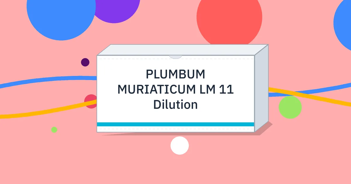 Symbolbild: Packung mit der Aufschrift PLUMBUM MURIATICUM LM 11 Dilution (PZN 13041561) – Verfügbarkeit und Bezug in Apotheken in Frankfurt am Main