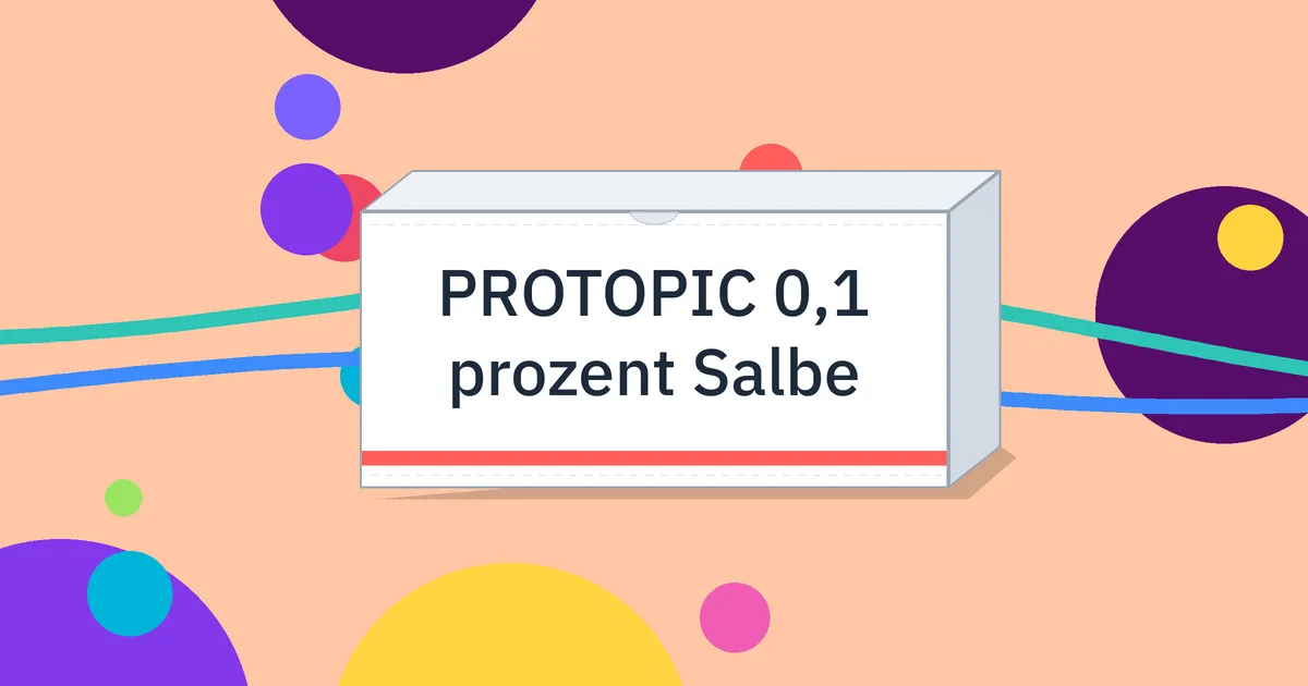 Symbolbild: Packung mit der Aufschrift PROTOPIC 0,1 prozent Salbe (PZN 20039352) – Verfügbarkeit und Bezug in Apotheken in Frankfurt am Main