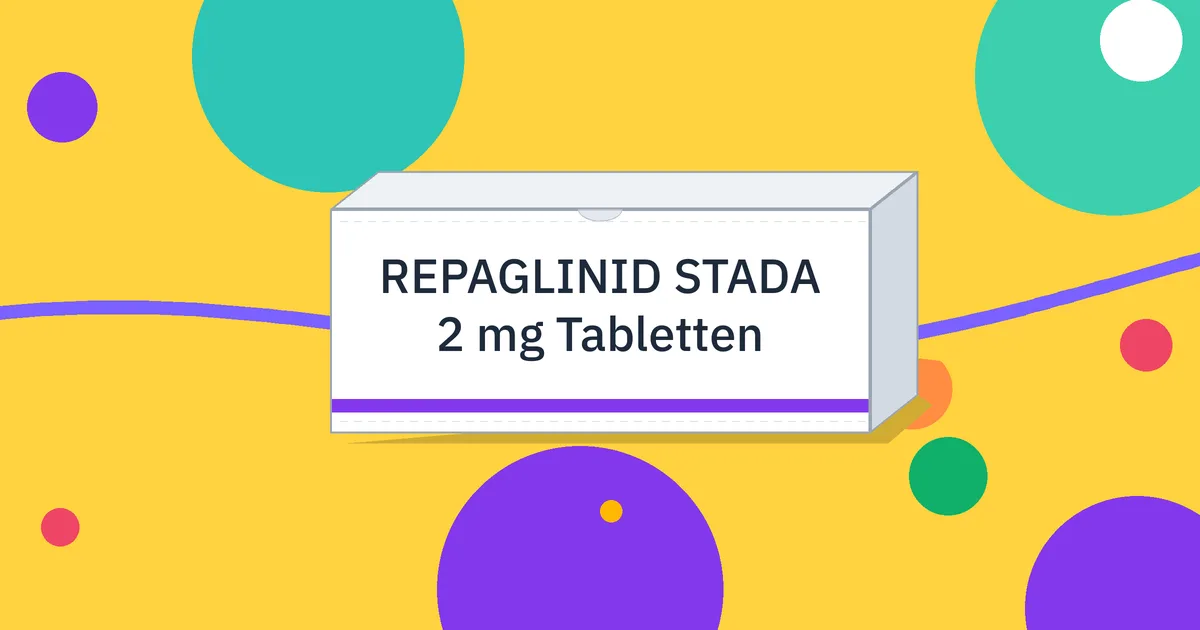Symbolbild: Packung mit der Aufschrift REPAGLINID STADA 2 mg Tabletten (PZN 05466269) – Verfügbarkeit und Bezug in Apotheken in Frankfurt am Main