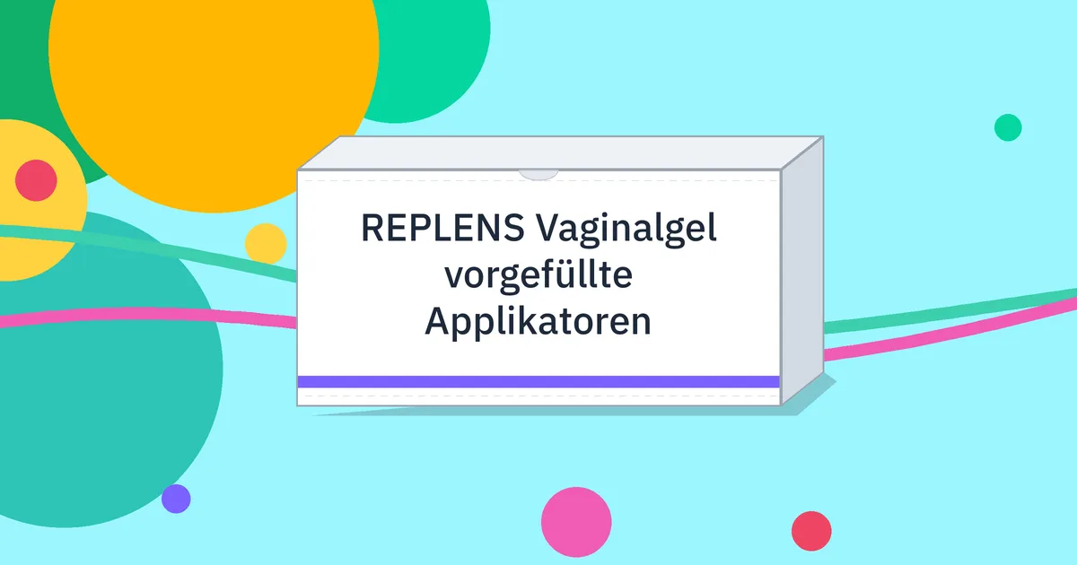 Symbolbild: Packung mit der Aufschrift REPLENS Vaginalgel vorgefüllte Applikatoren (PZN 03869164) – Verfügbarkeit und Bezug in Apotheken in Frankfurt am Main